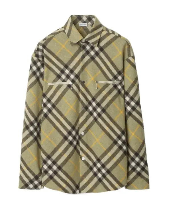 Burberry Long Sleeved Check Pattern Shirt