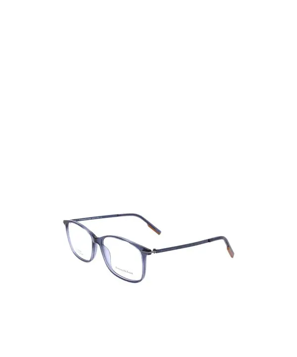 Zegna Geometric Frame Eyeglasses