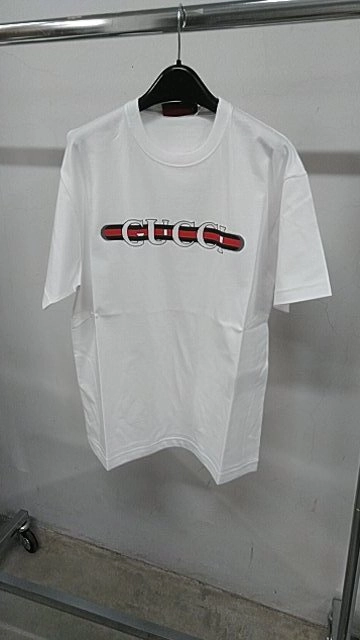 Gucci Logo Printed Crewneck T-shirt - White