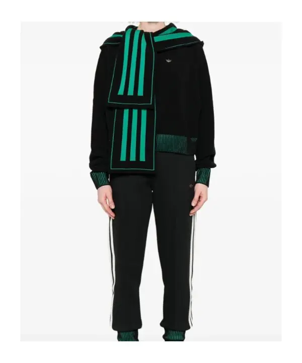 ADIDAS ORIGINALS Scarf Hoodie With Striped Detailing