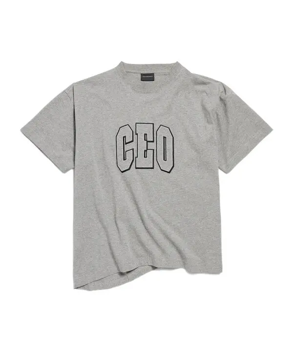 Balenciaga Ceo Team Logo Boxy T-shirt