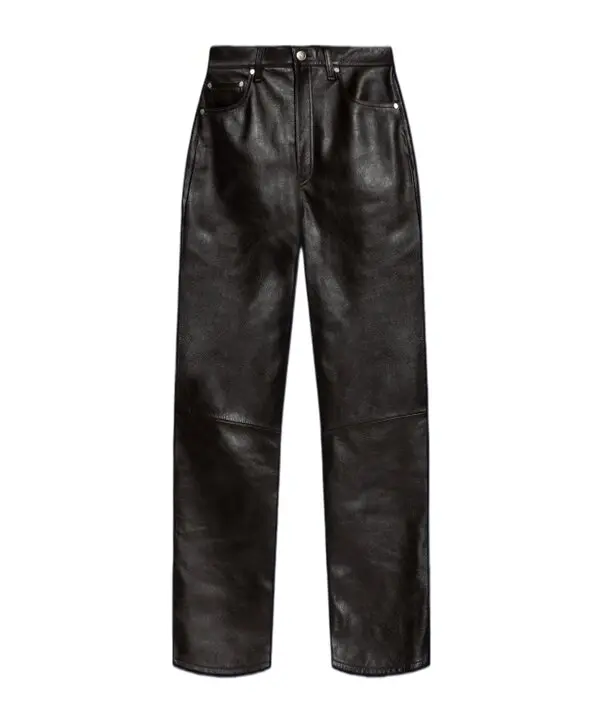 RAG  BONE Rag & Bone Belted Leather Trousers