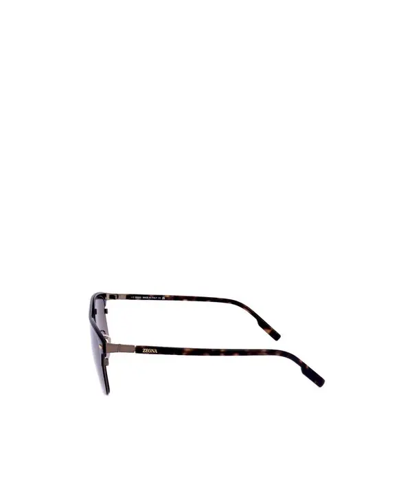 Zegna Square Frame Sunglasses