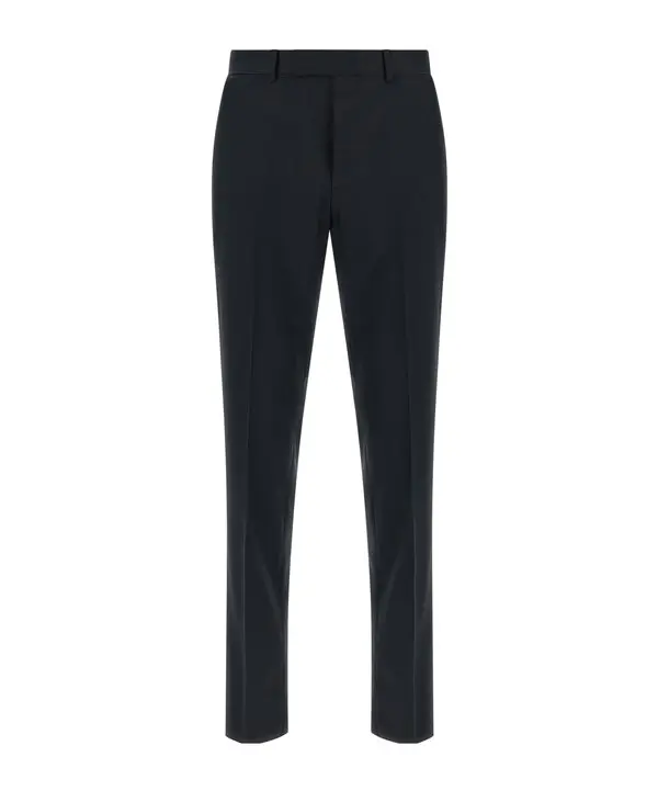 Zegna Pinstripe Single Breasted Suit Set - Blue