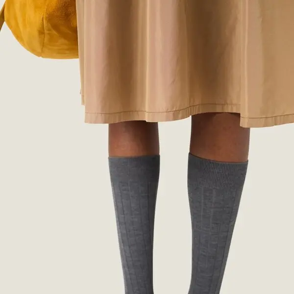 Miu Miu Sleeveless Technical Silk Dress