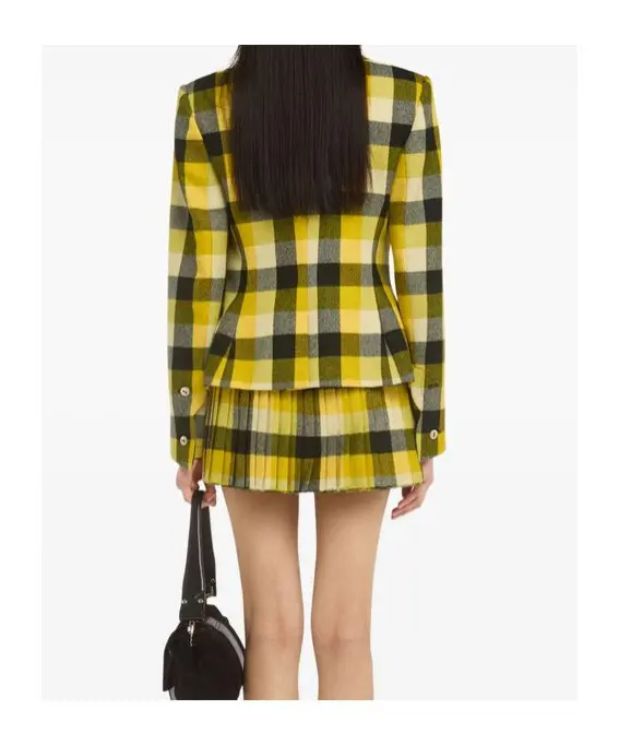 VIVIENNE WESTWOOD Checked Double-breasted Jacket