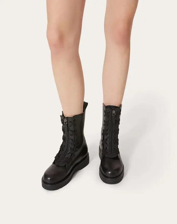 Valentino Garavani Rockstud Combat Boots