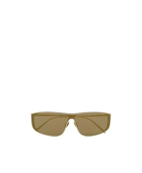 Saint Laurent Rectangular Frame Sunglasses - Brown