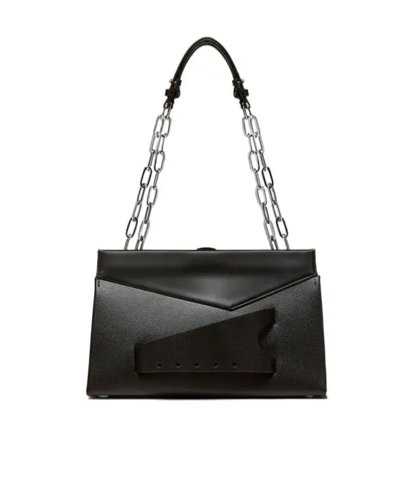 MAISON MARGIELA Small Snatched Shoulder Bag - Black