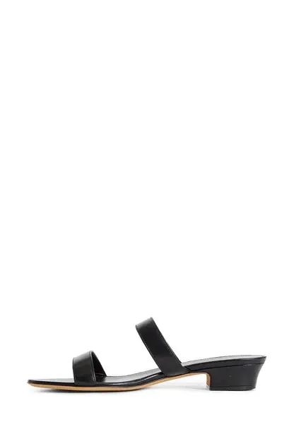 THE ROW Chunky Heel Sandals - Black