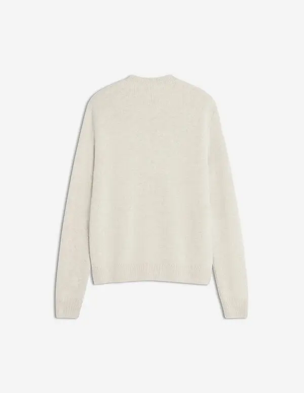 Maison Kitsuné Fox Head Crew Neck Jumper - Tan