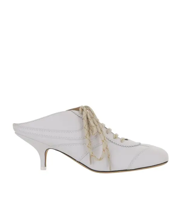 Dries Van Noten Slingback High-heeled Sandals - White