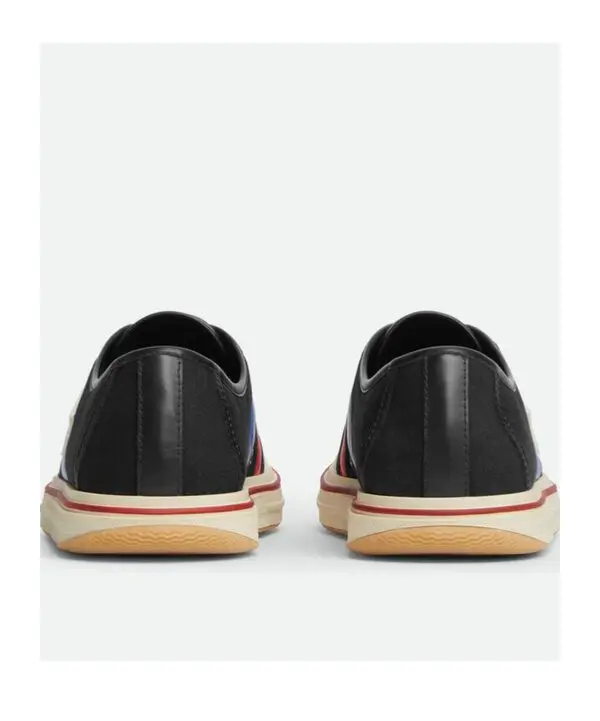 Bottega Veneta Eliot Perforated Lace-up Sneakers - Black
