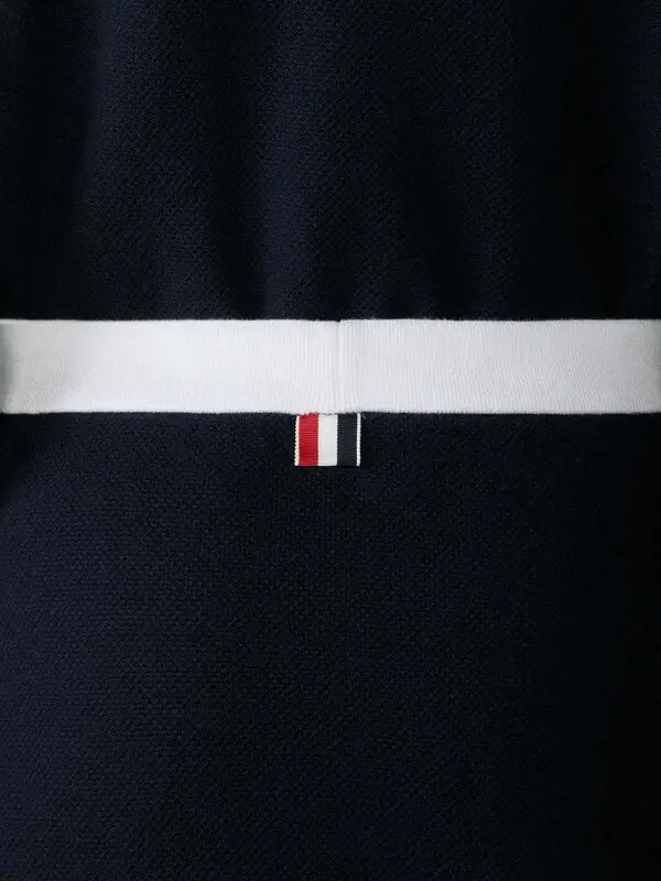 Thom Browne Pleated Mini Skirt With Four Bar Stripes