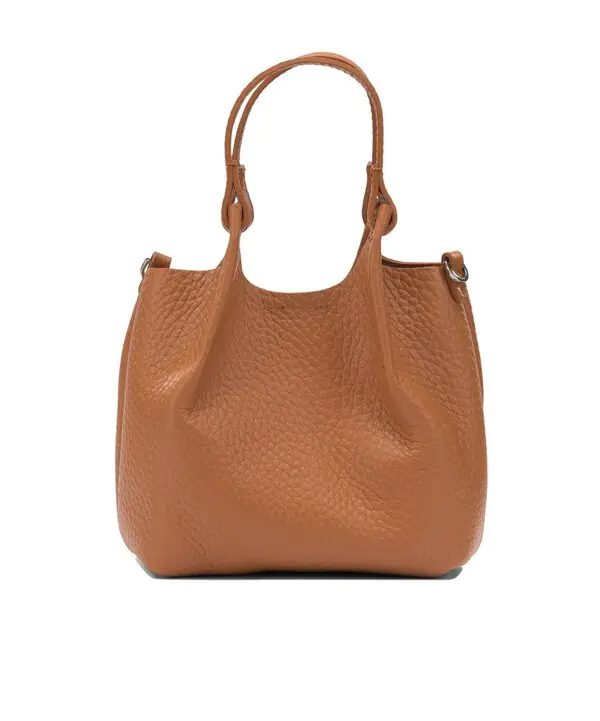 GIANNI CHIARINI Letter Logo Shoulder Bag - Brown