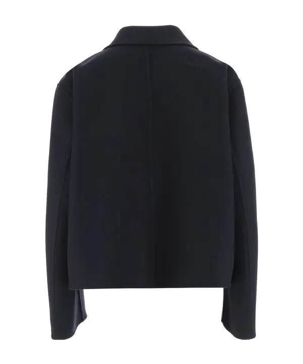 JIL SANDER Button-fastening Wool Coat