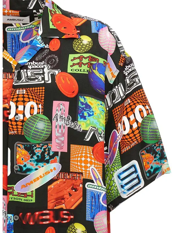 AMBUSH Abstract-pattern Buttoned Shirt