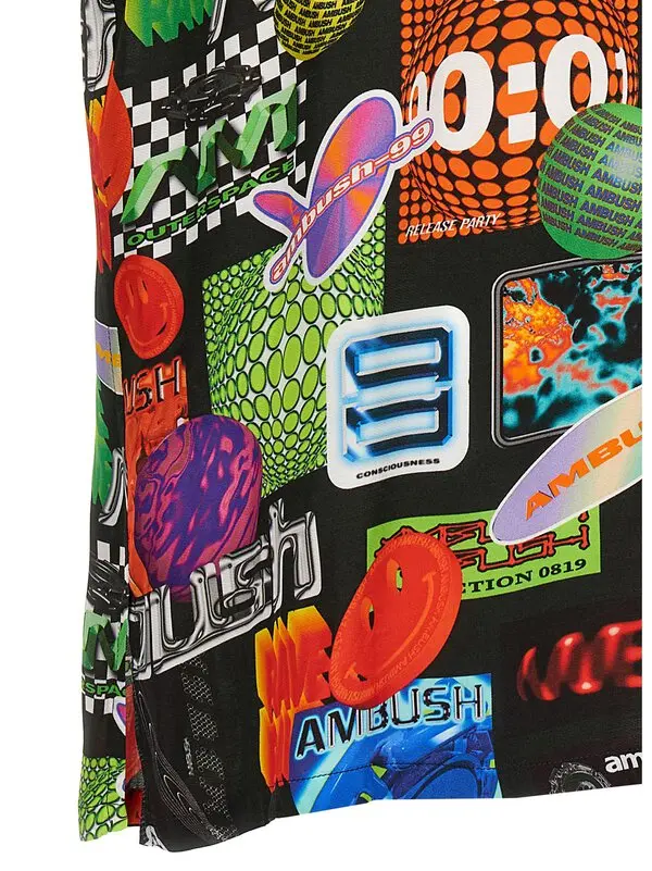 AMBUSH Abstract-pattern Buttoned Shirt