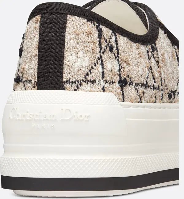 Dior Walk'n' Platform Sneakers - Beige/black