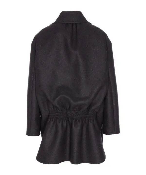 Fendi Single-breasted Long-sleeved Midi Coat