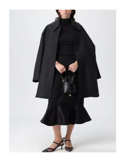 Fendi Single-breasted Long-sleeved Midi Coat - No