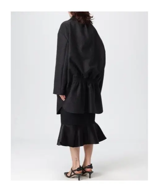 Fendi Single-breasted Long-sleeved Midi Coat - No
