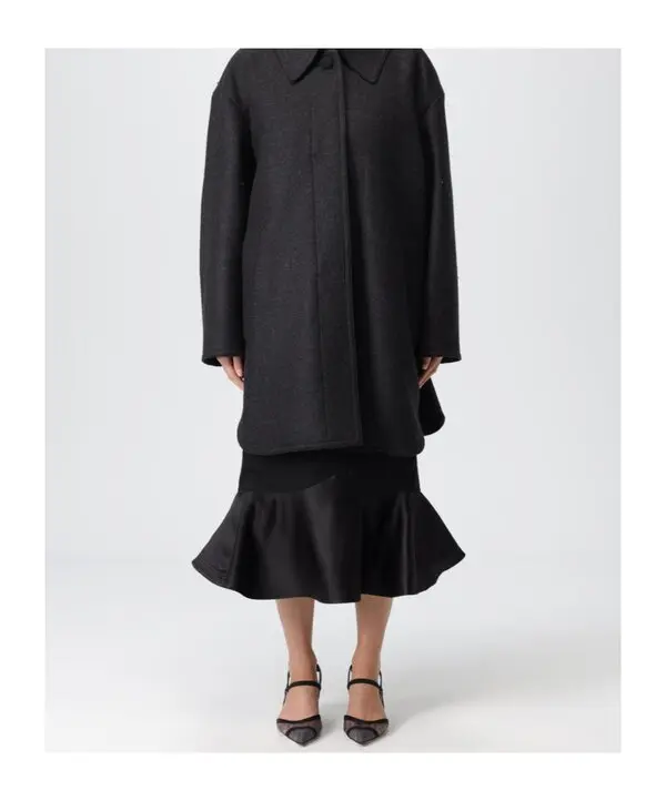 Fendi Single-breasted Long-sleeved Midi Coat - No