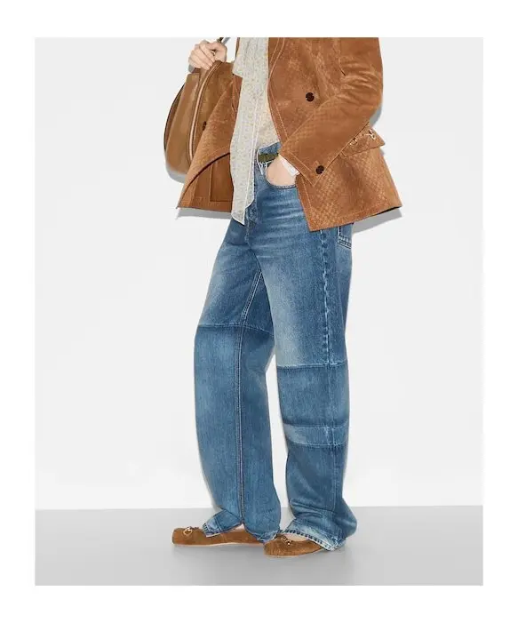 Gucci Two-tone Paneled Denim Jeans