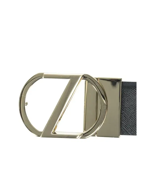 Zegna Logo Buckle Belt