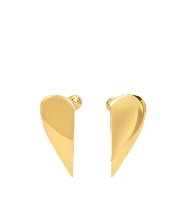 Alaïa Demi-cur Earrings - Gold