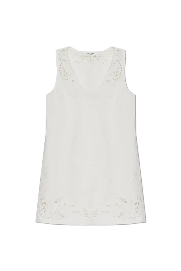 Rag & Bone Eyelet Shift Dress - No