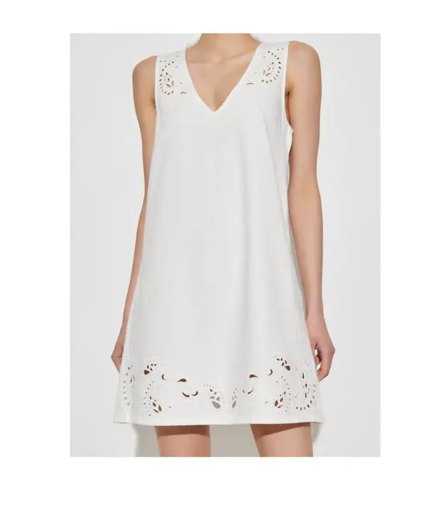 Rag & Bone Eyelet Shift Dress - No