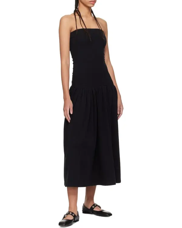 AeydĒ Uma Eyelet Ballerina Flats - Black