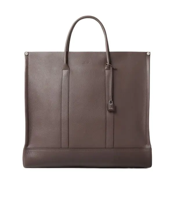 Loro Piana Large Tote - : Dark Chocolate Licorice/onyx