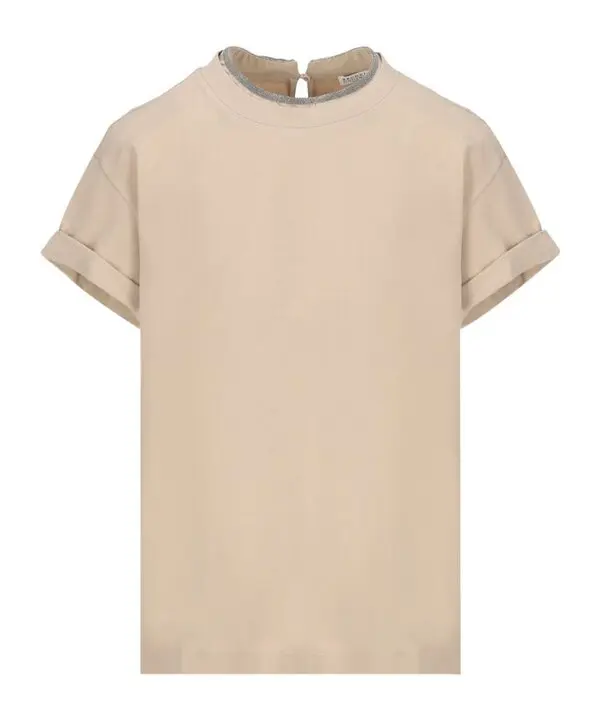 Brunello Cucinelli Embellished Crewneck T-shirt - C8539