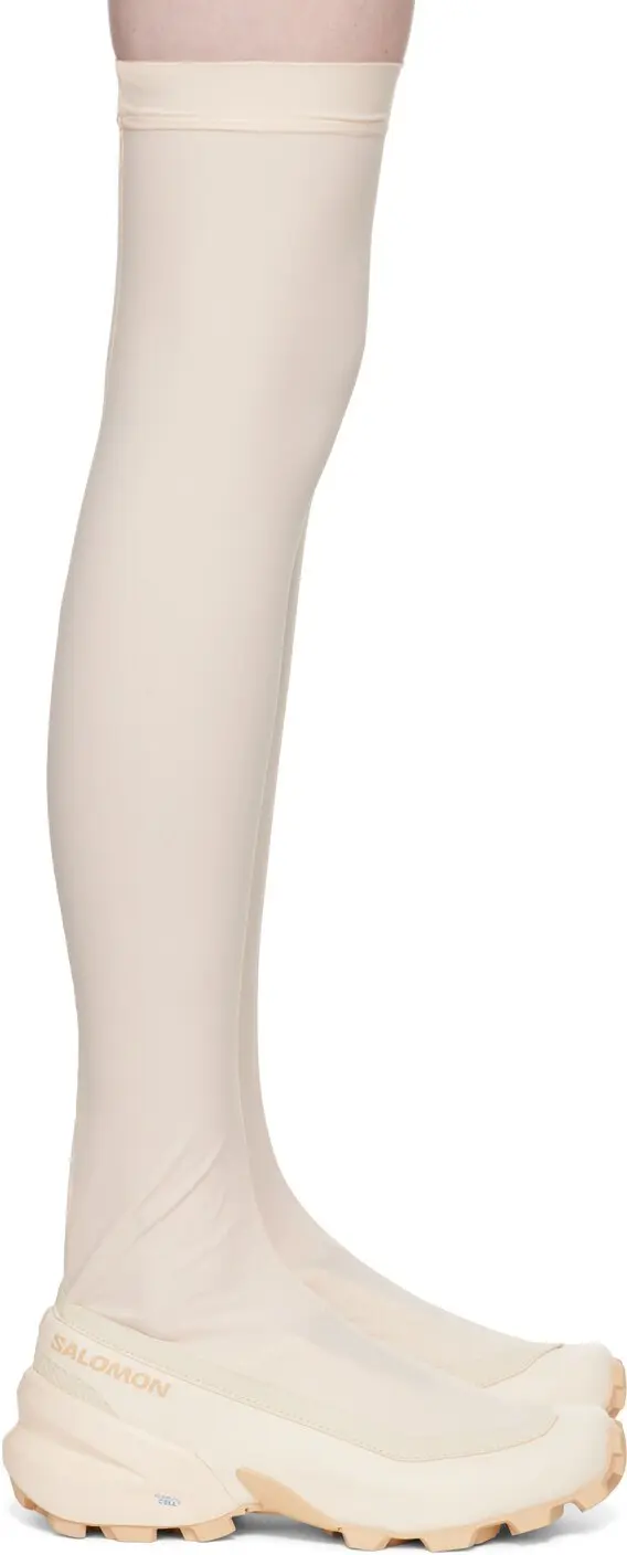 MM6 MAISON MARGIELA X SALOMON Thigh-high Chunky Boots With Side Zipper