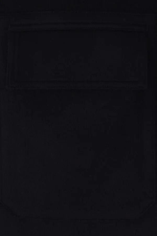 Zegna Alba Overshirt In Oasi Cashmere - Black