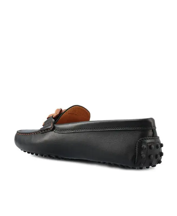 TOD'S Leather Slip-on Loafers With Horsebit Detailing