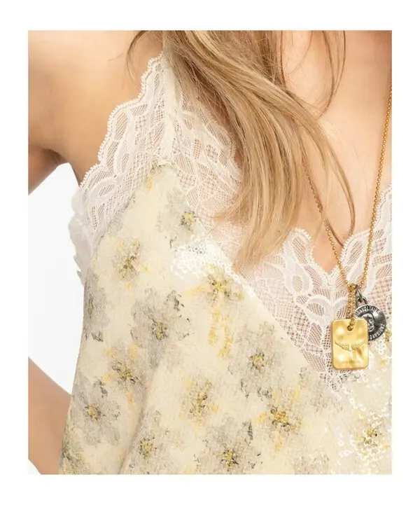 Zadig&Voltaire Ristyl Printed Sequin Maxi Dress - Vanilla