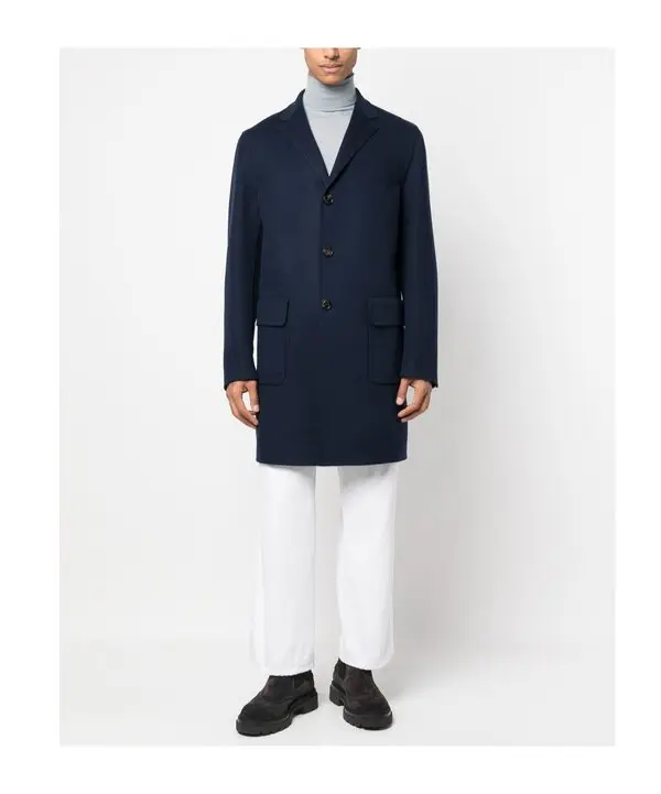 Colombo Notched-lapel Single-breasted Coat