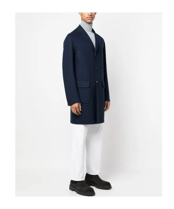 Colombo Notched-lapel Single-breasted Coat