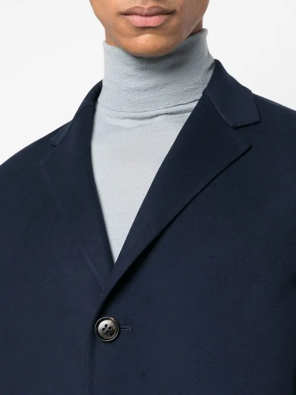 Colombo Notched-lapel Single-breasted Coat