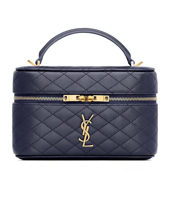 Saint Laurent Gaby Vanity Bag - Blue Abyss