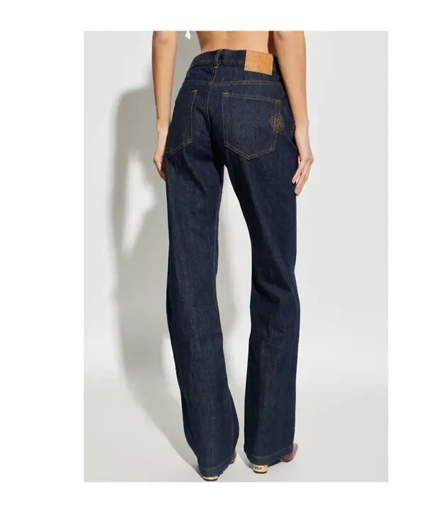 Casablanca Logo-detail Straight Cut Jeans
