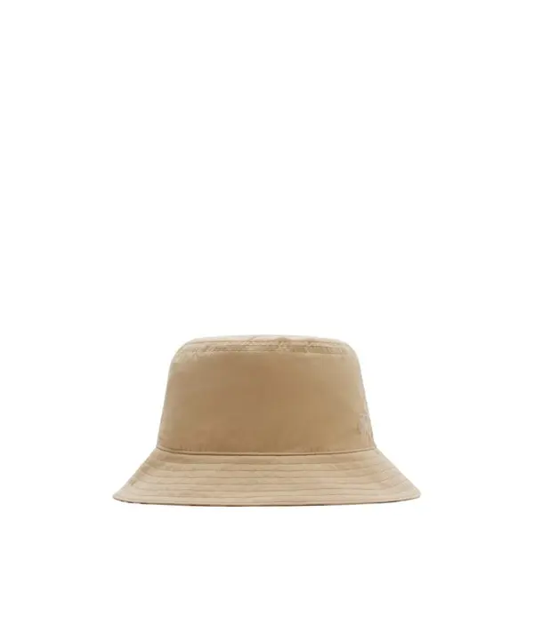 Burberry Reversible Gabardine Bucket Hat - Flax Beige/sand Beige