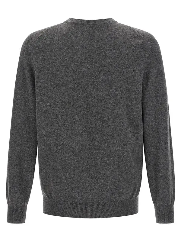 Brunello Cucinelli Crewneck Knitted Jumper - Grey