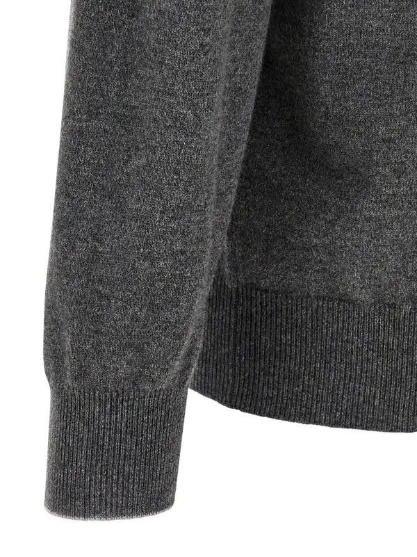 Brunello Cucinelli Crewneck Knitted Jumper - Grey