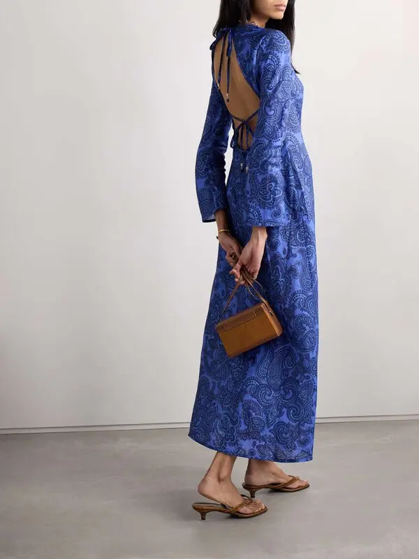Zimmermann Paisley Print Maxi Dress