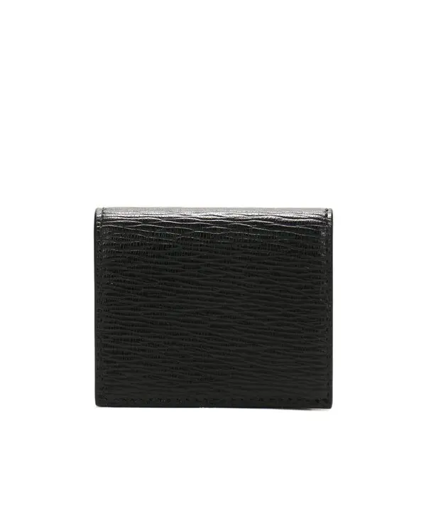 FERRAGAMO Logo-plaque Leather Cardholder