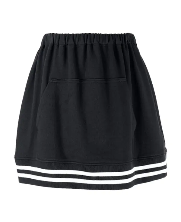 Red Valentino Striped Rib Skirt